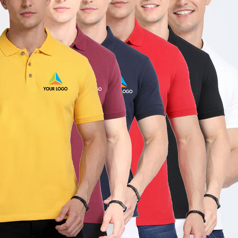 Custom Caslay Sustainable Polo T-Shirt | Personalised with Name & Logo