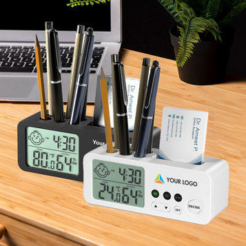 Custom Decider Decision Making Clock with Alarm | Add Your Name & Logo