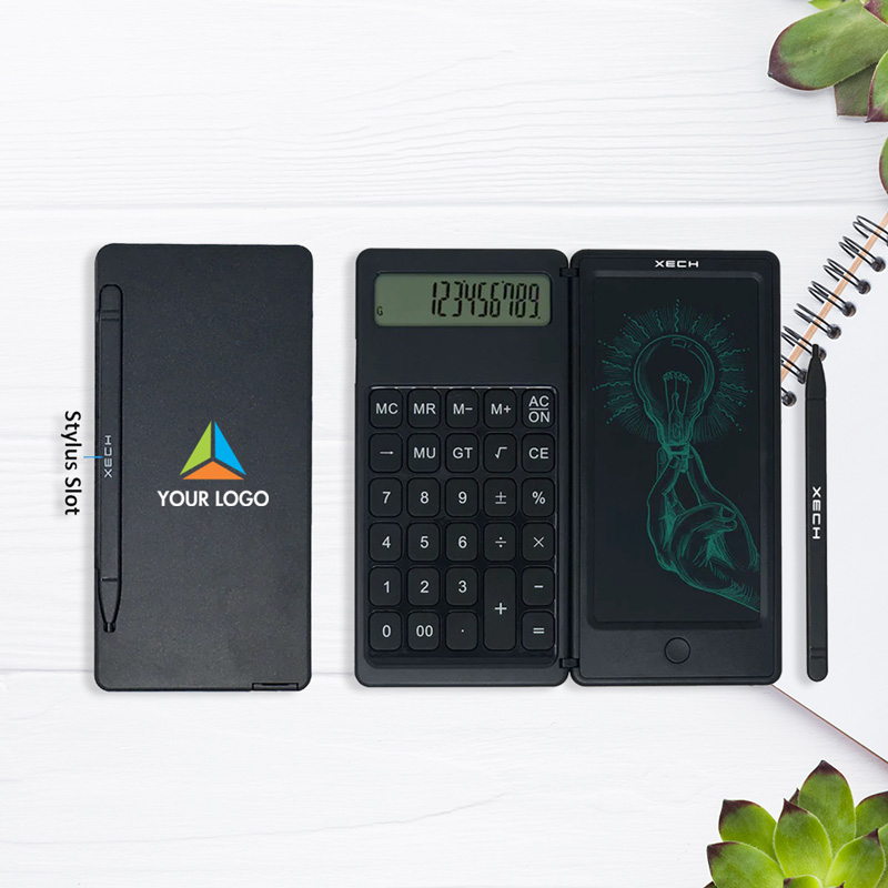 Customised DigiFold Foldable Calculator with Writing Pad | Add Your ...