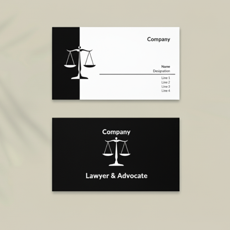 Advocate Visiting Card Designs | Buy Professional Lawyer Business Cards ...