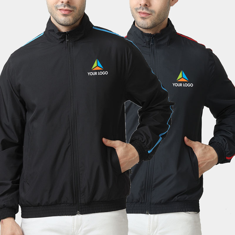 Personalised Micro Polyester Sweat Jacket | Buy Custom Jackets with Logo