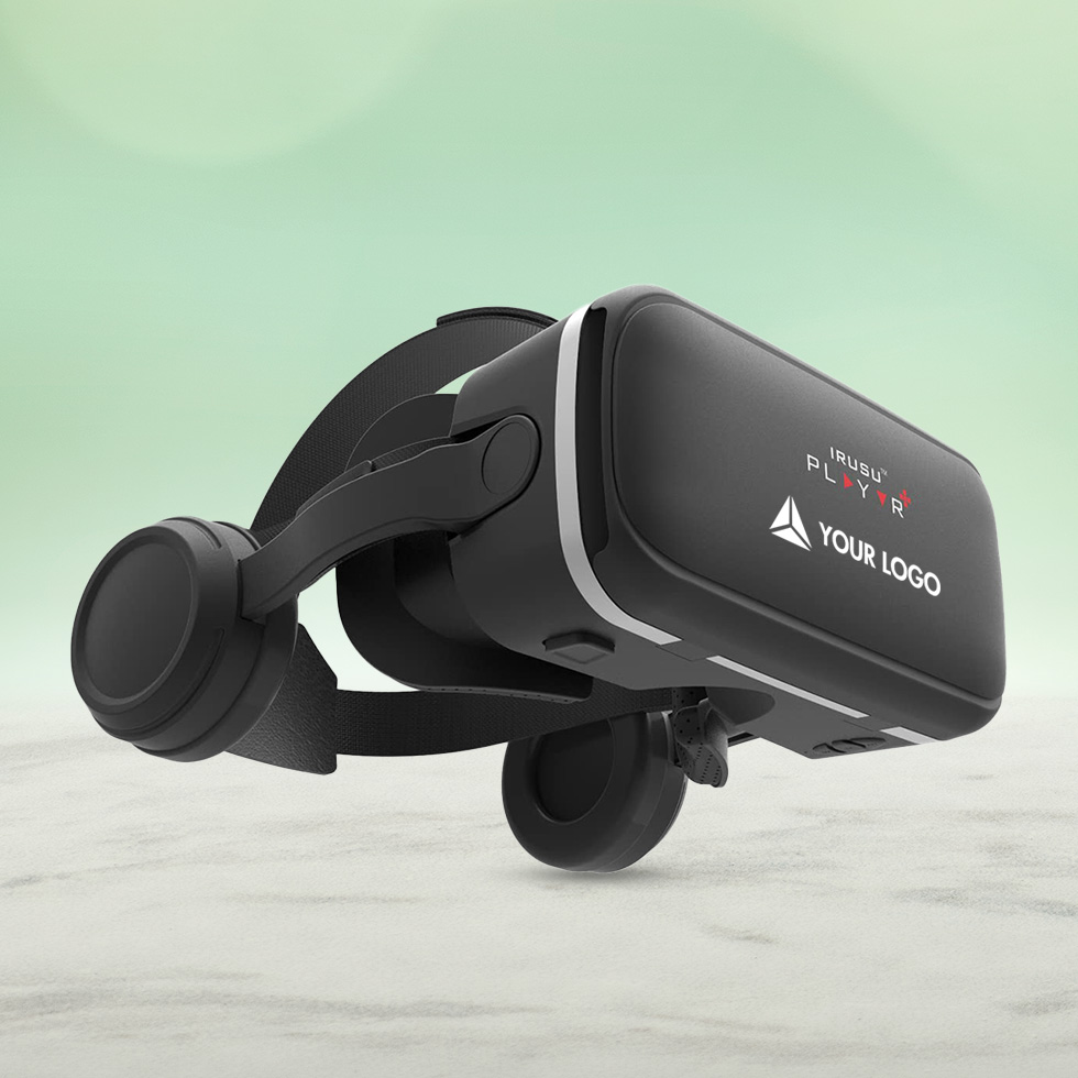 Custom Irusu PlayVR Plus VR Headset without Remote | With name and logo