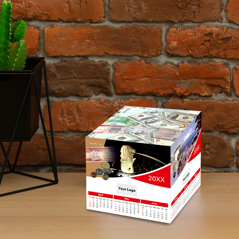 Custom Pop Up Cube Calendar 2026 | Buy Personalised Pop Up Calendars Online