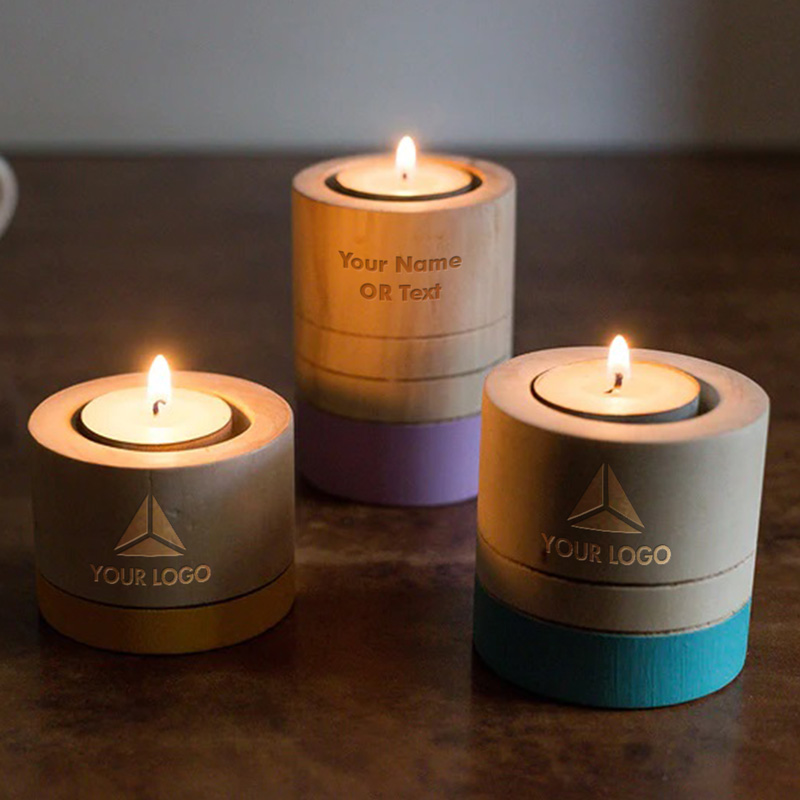 Custom Tea Lights Set of 3 | Buy Personalised Tea Light Candles Online
