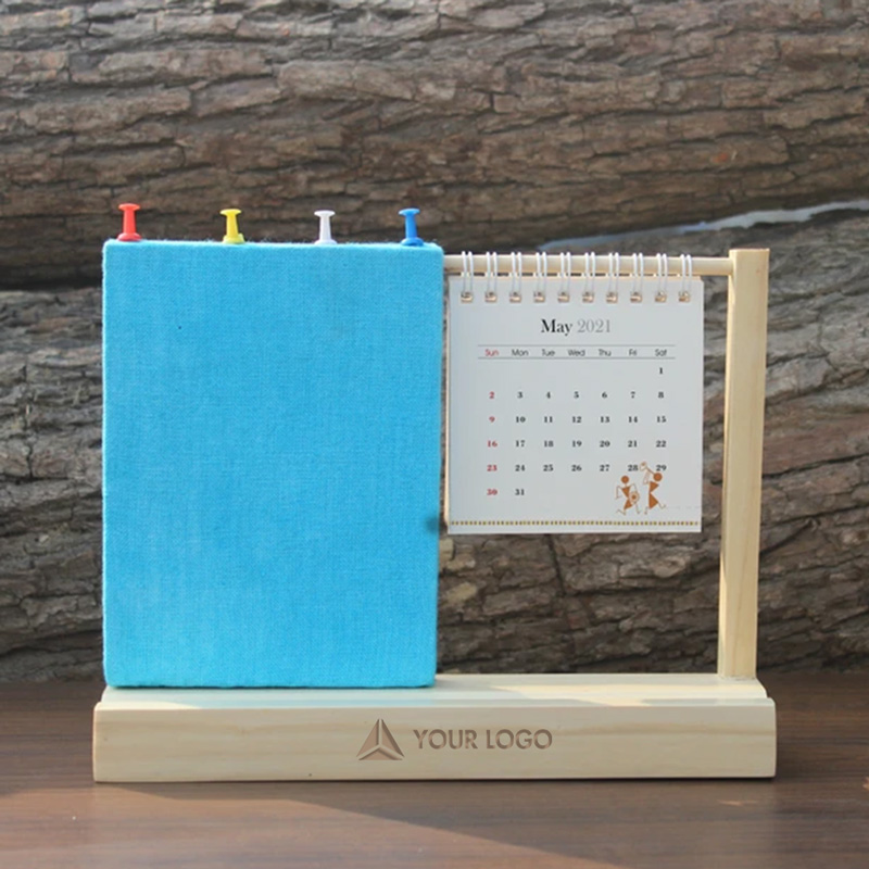Custom Warli Desk Calendar With Pin Board 2026 | Personalised with Name ...